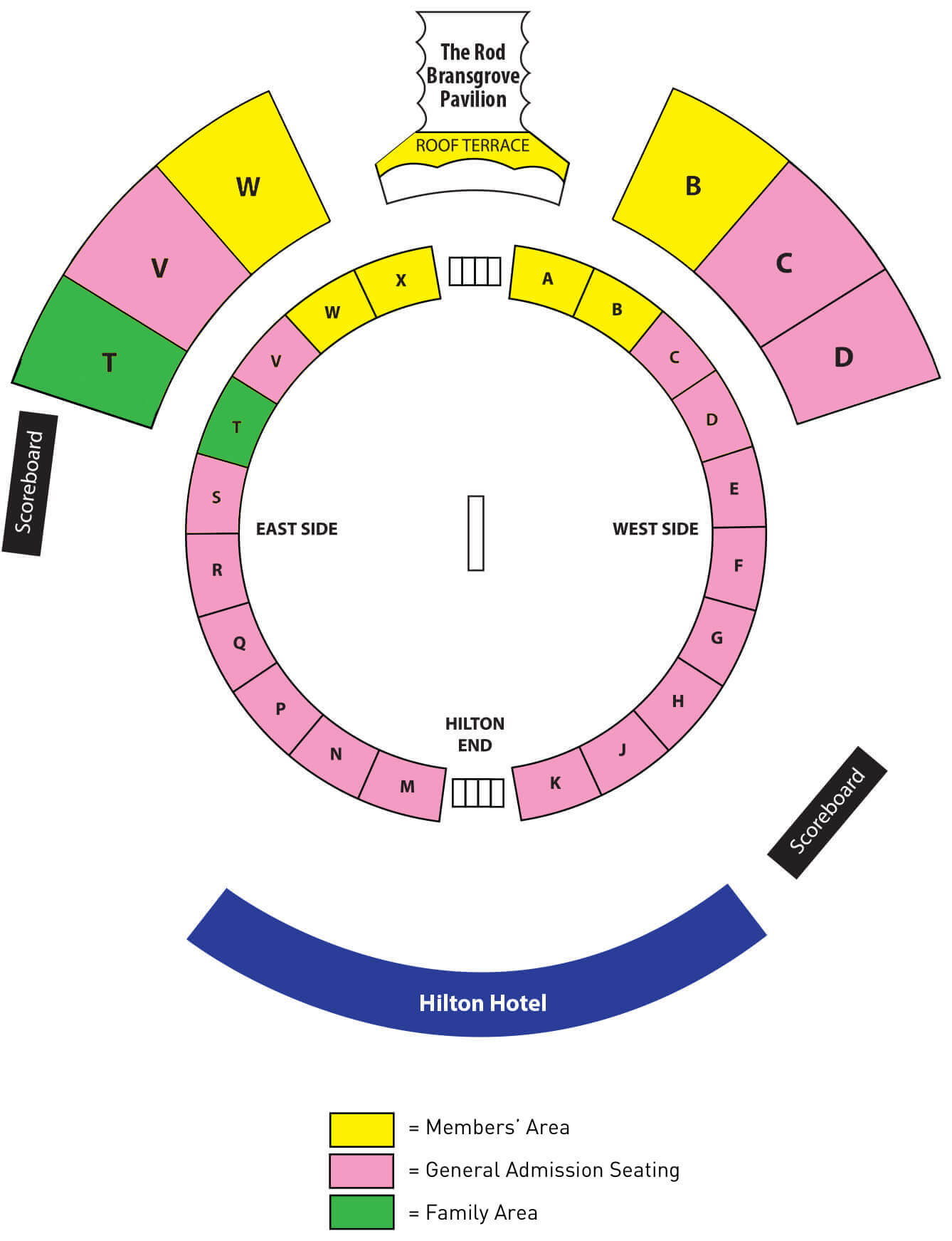 International & Domestic Seating Plans | Utilita Bowl