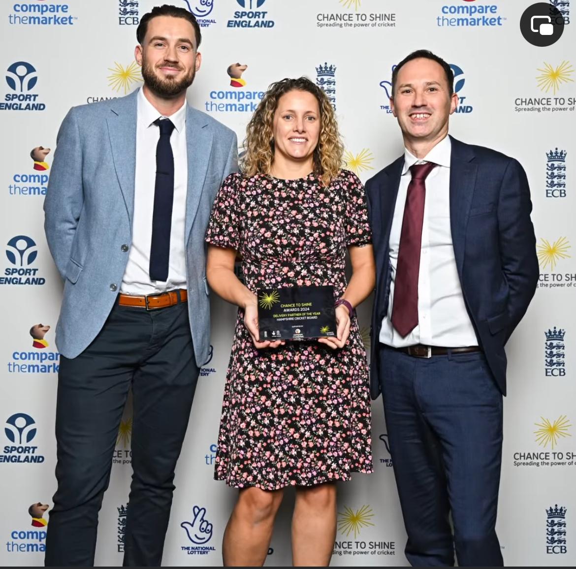 Hampshire Cricket Board Honoured with Delivery Partner of the Year at ...