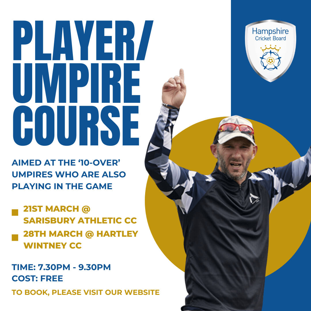 Player Umpire Course | Cricket Umpiring | Utilita Bowl