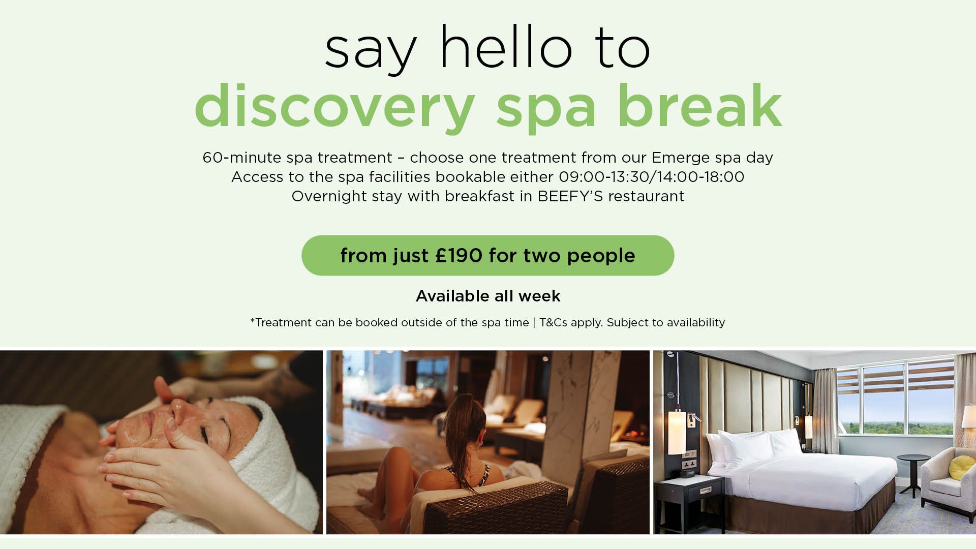 Discovery | Spa Breaks | eforea spa | Utilita Bowl